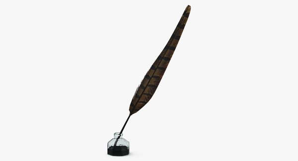 modelo 3d Pluma del siglo XIX 01 - TurboSquid 2189444