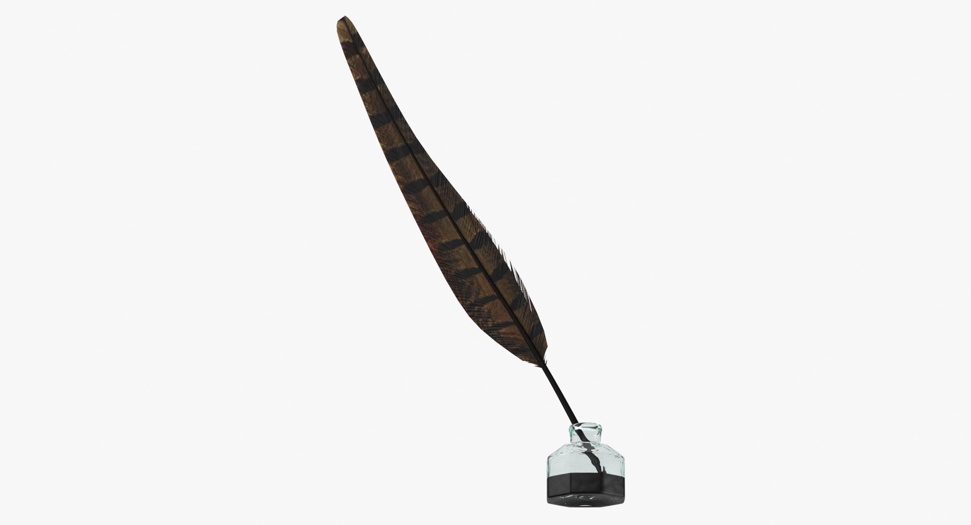 3D 19th Century Quill Pen 01 Model - TurboSquid 2189444