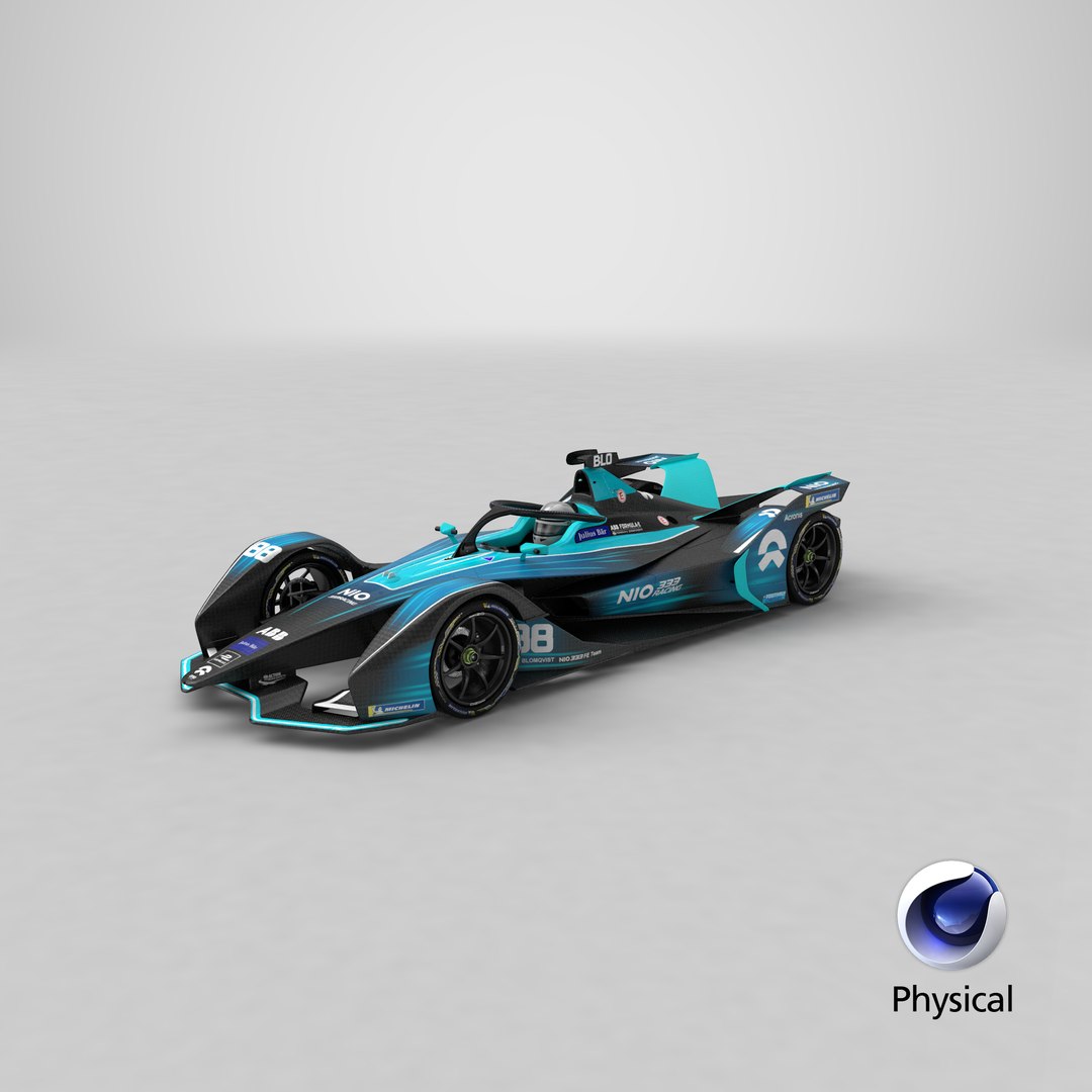 3D NIO 333 FE Team Formula E Season 2020 2021 - TurboSquid 1728949