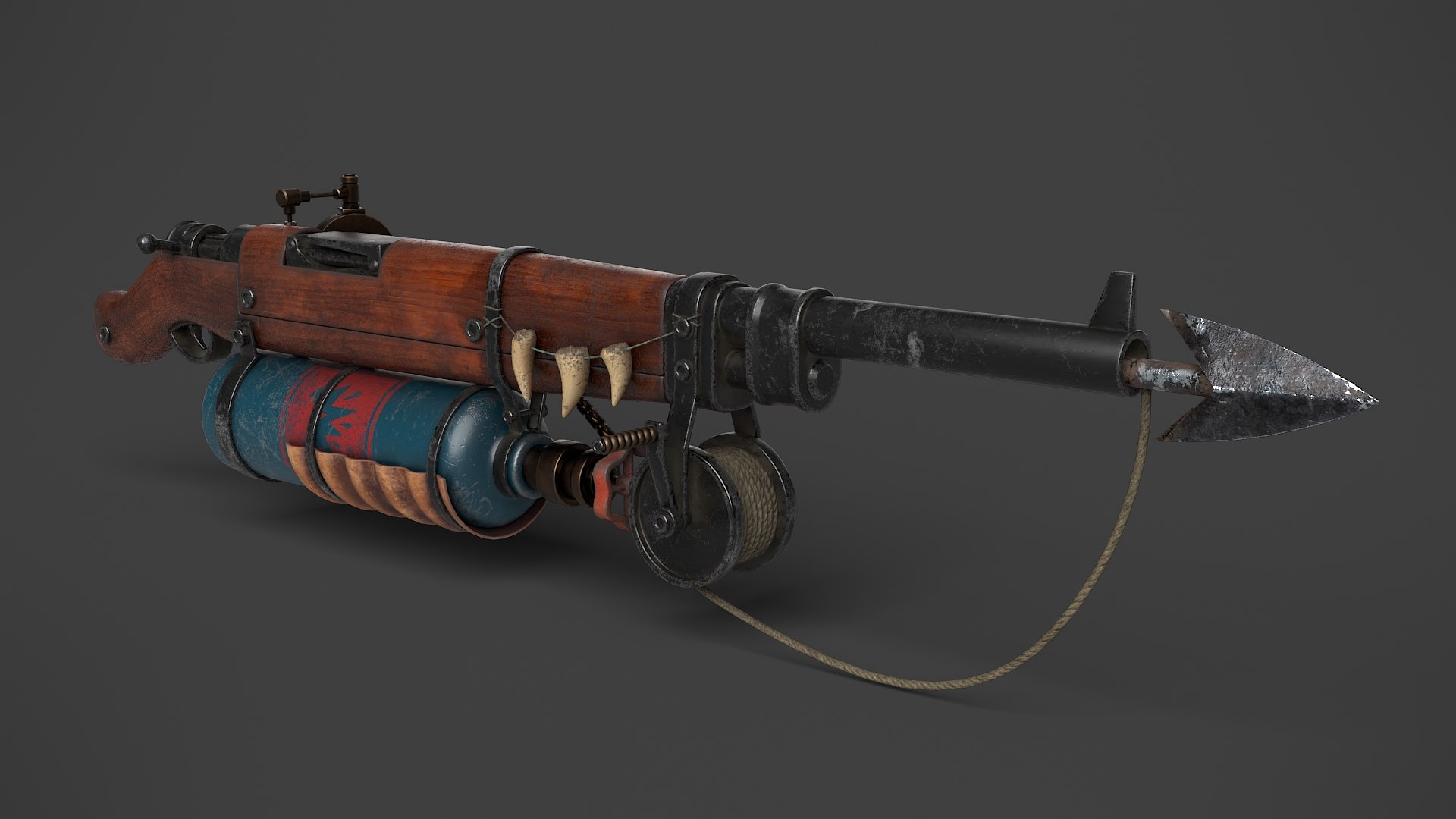 3D Harpoon Gun - TurboSquid 1830984