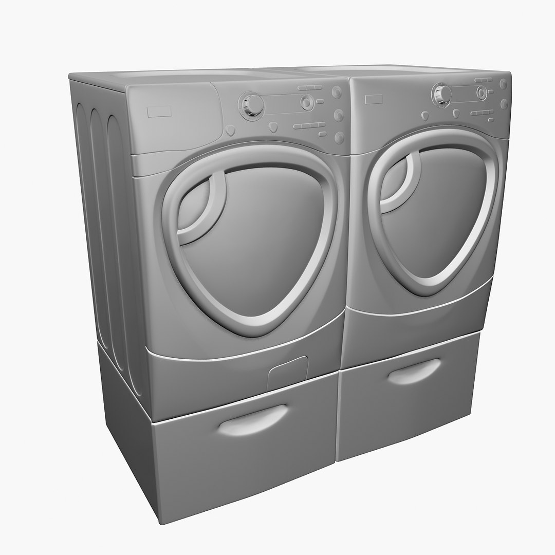 3d Model Washer Dryer