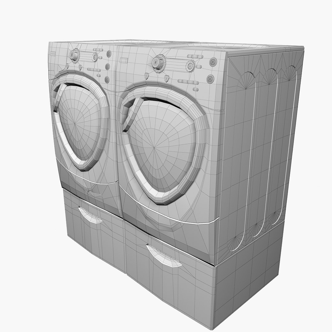 3d Model Washer Dryer