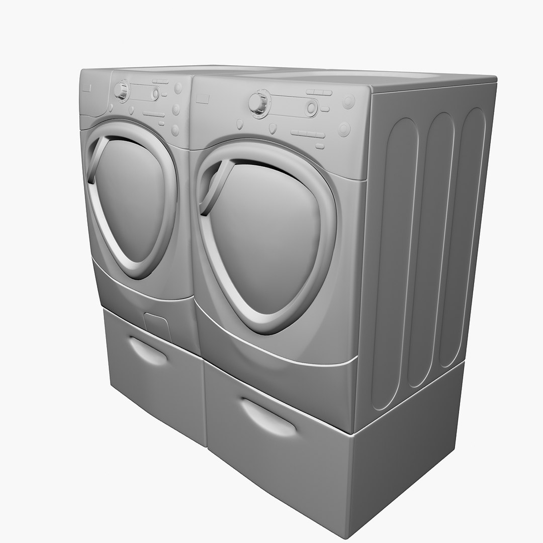 3d Model Washer Dryer