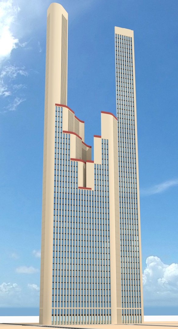 Skyscraper Nr 7 3d Fbx