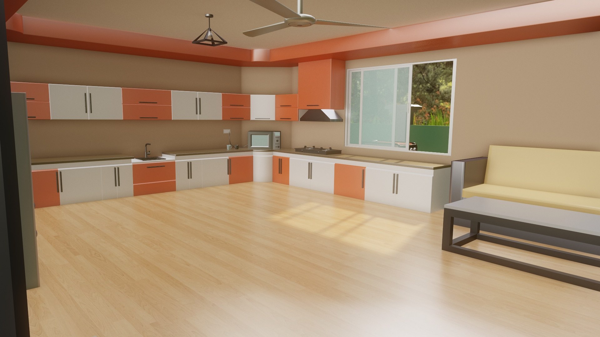 Kitchen And Dining Area 3D Model - TurboSquid 2144629