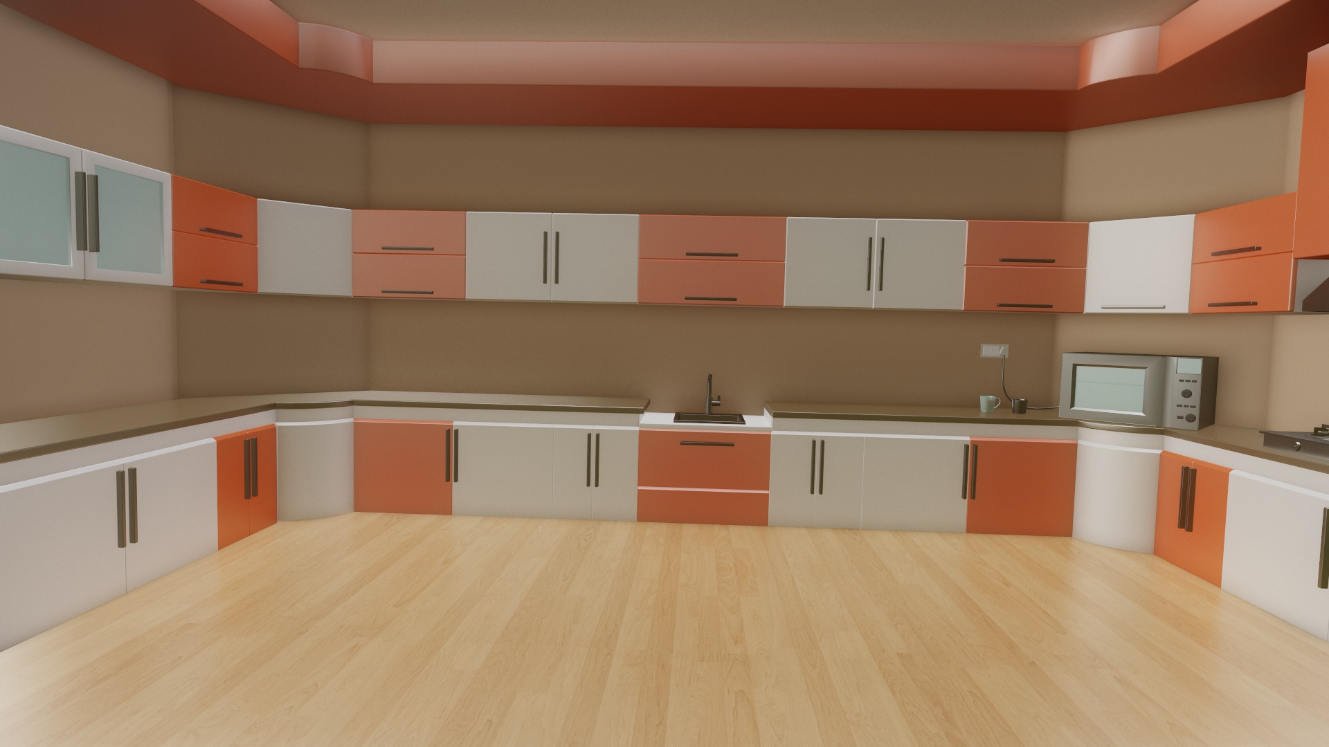 Kitchen And Dining Area 3D Model - TurboSquid 2144629