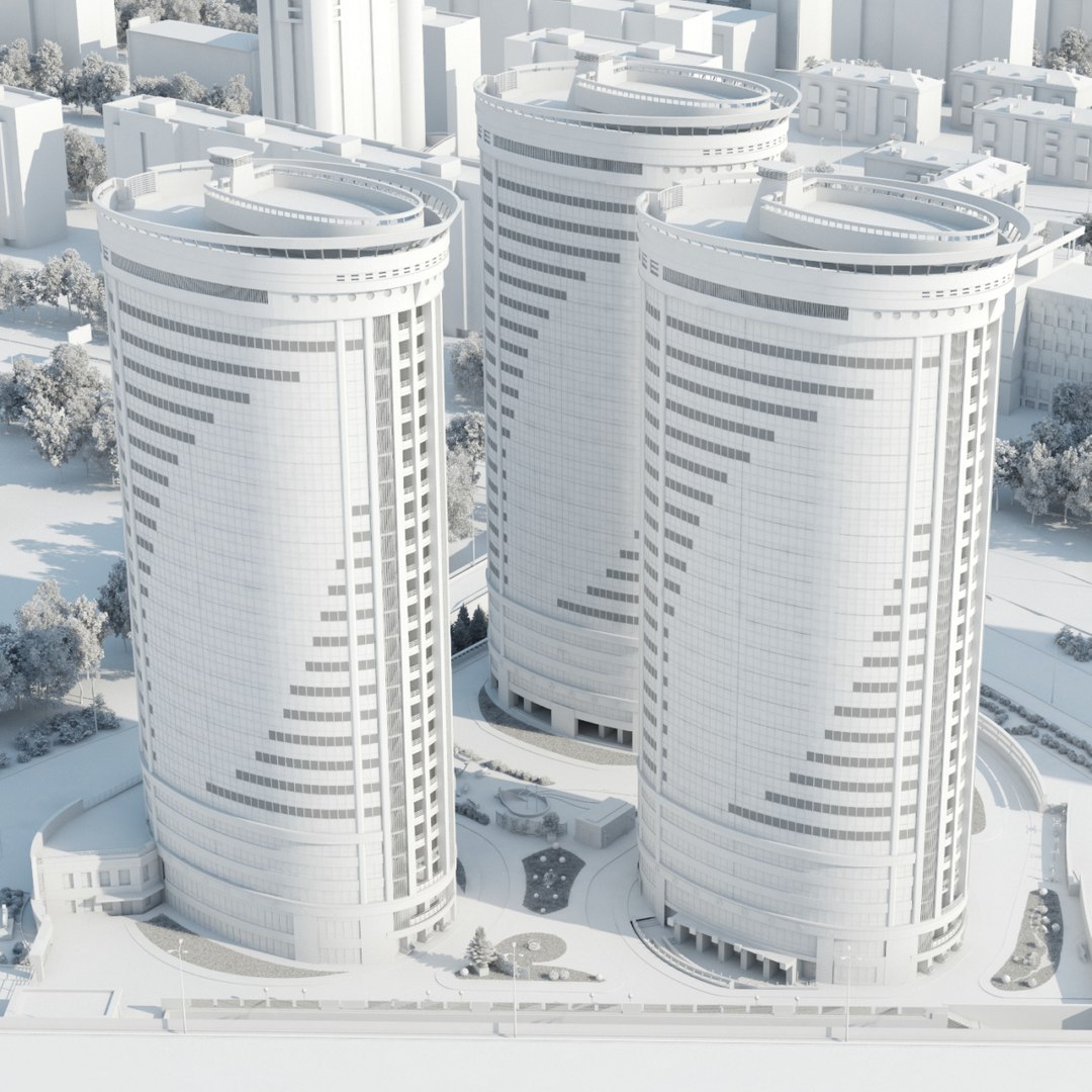 City Scene 3d Model