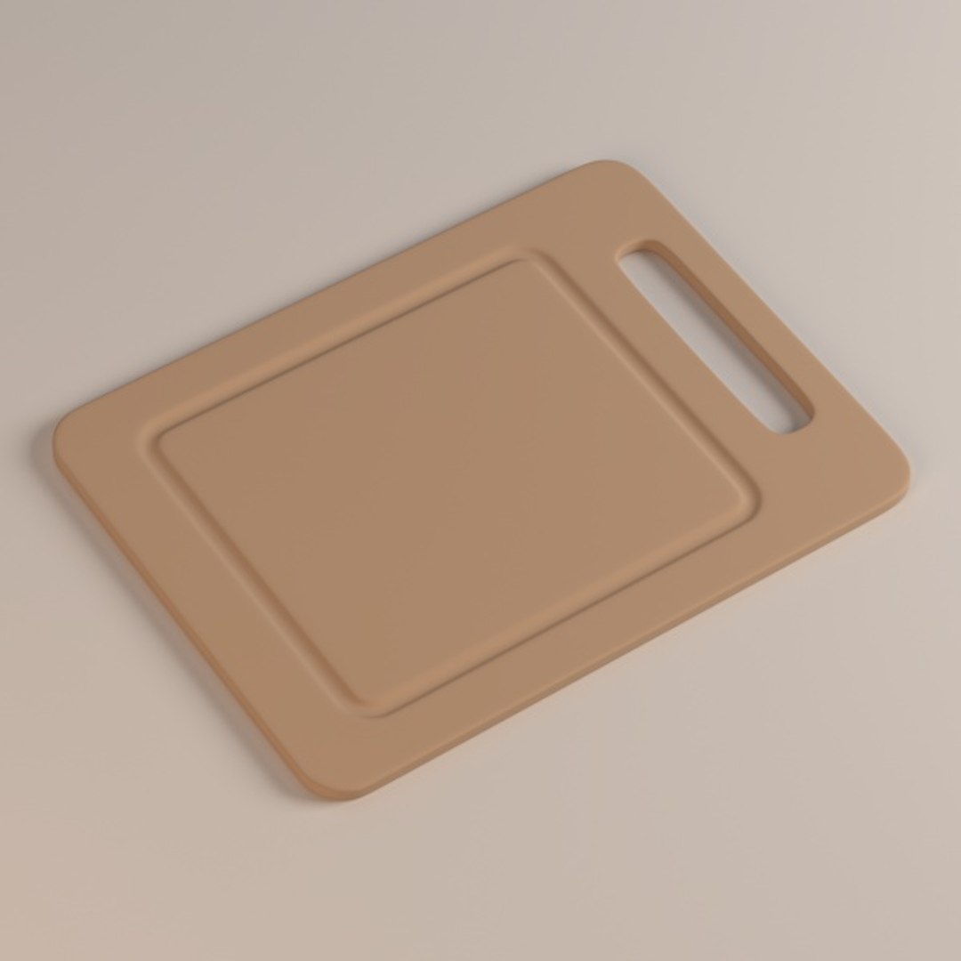 3d Cooking Board Model