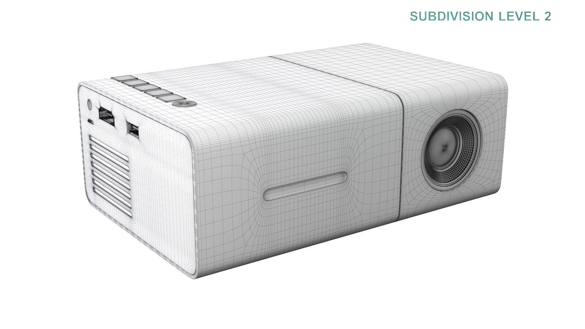 Mini Projector 3D Model - TurboSquid 1752696