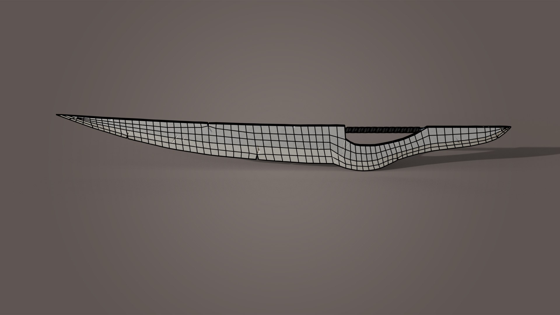 Low poly long bladed sword 3D model - TurboSquid 1900284
