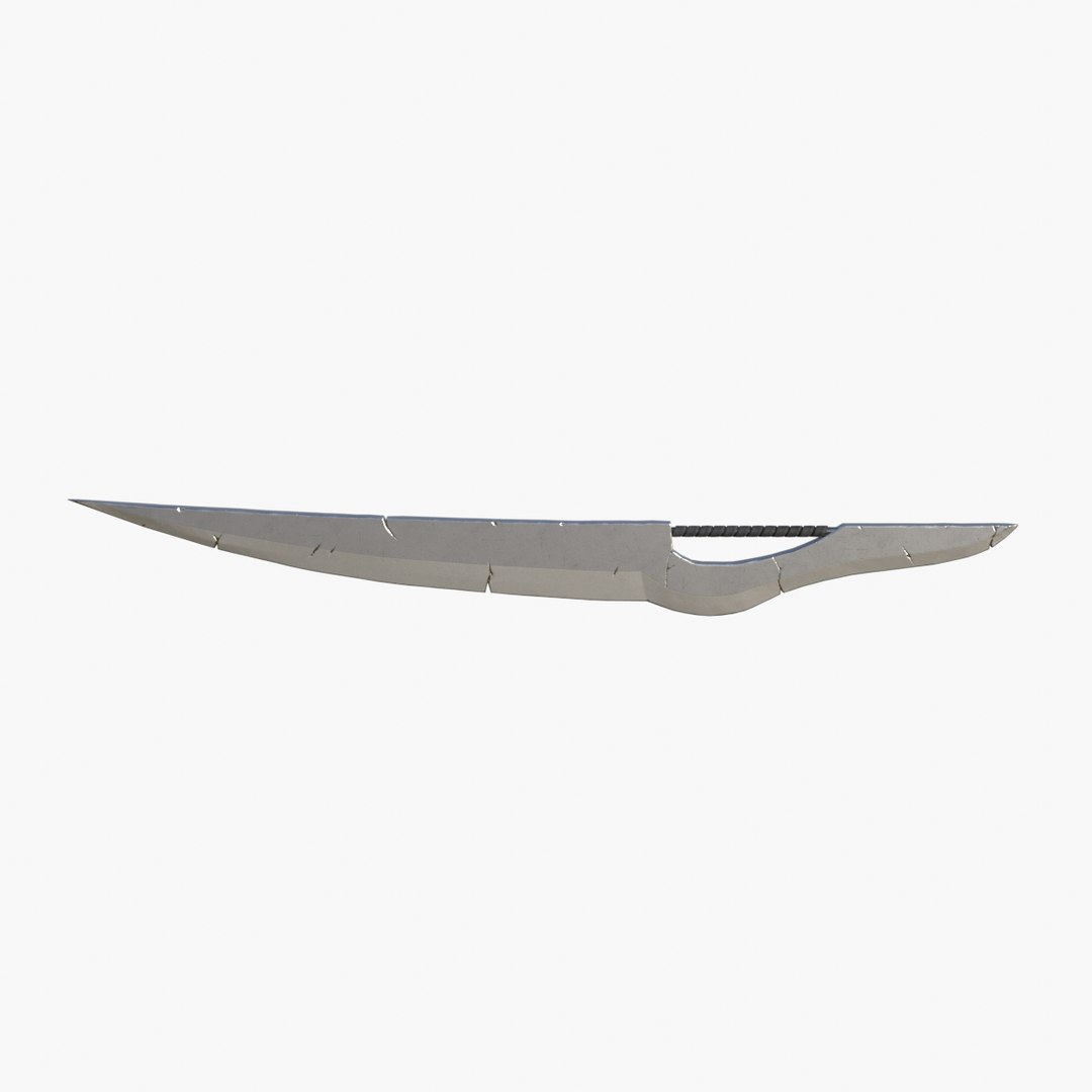 Low poly long bladed sword 3D model - TurboSquid 1900284