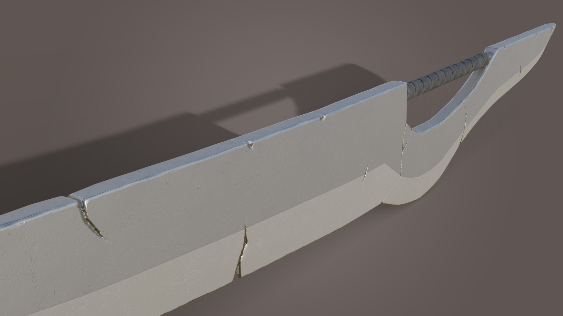 Low poly long bladed sword 3D model - TurboSquid 1900284