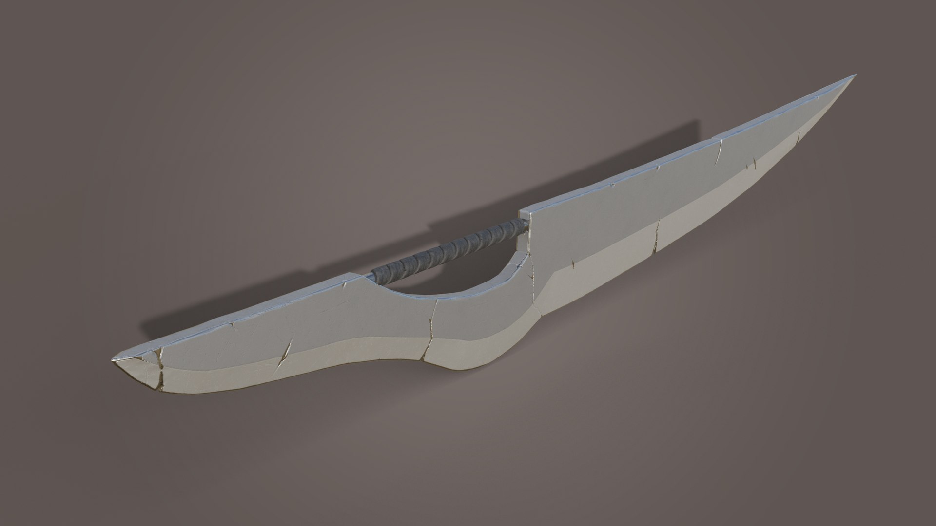 Low poly long bladed sword 3D model - TurboSquid 1900284