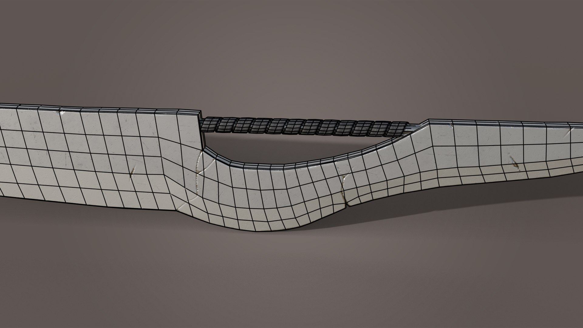 Low poly long bladed sword 3D model - TurboSquid 1900284