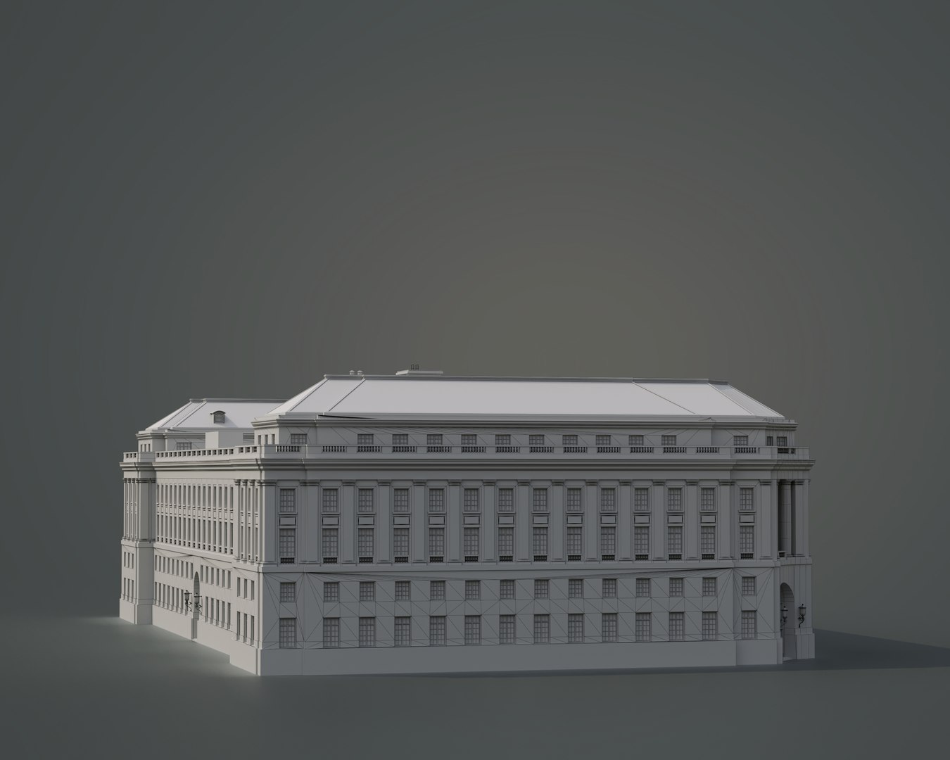 50 United Nations Plaza Federal Office Building 3D - TurboSquid 2202091