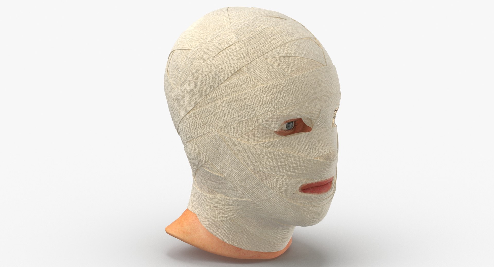 3D Bandaged Head - TurboSquid 1561975