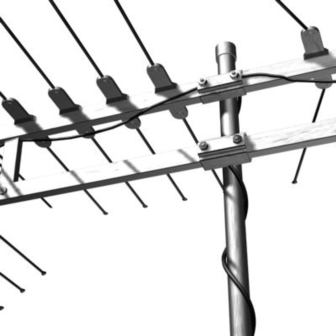 Yagi Antenna 3d Model