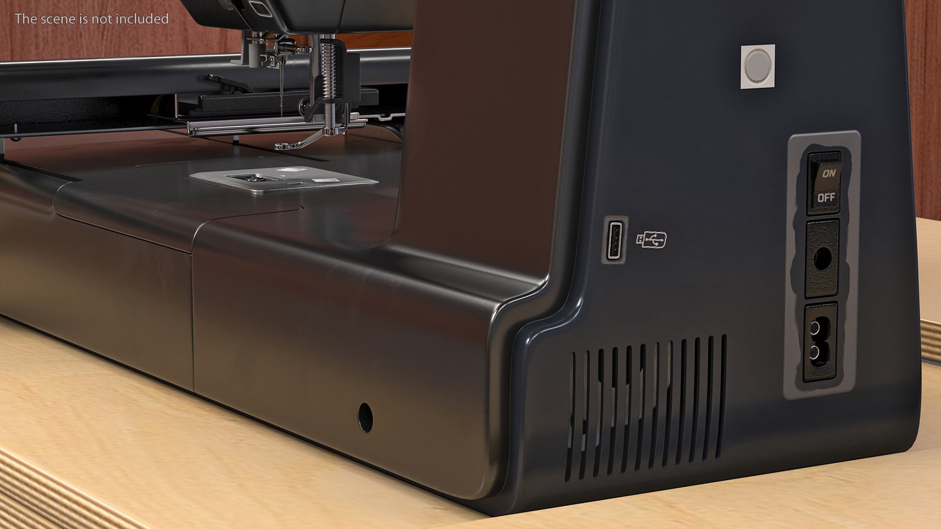 Sewing Machine Black Screen Off 3D - TurboSquid 2191892