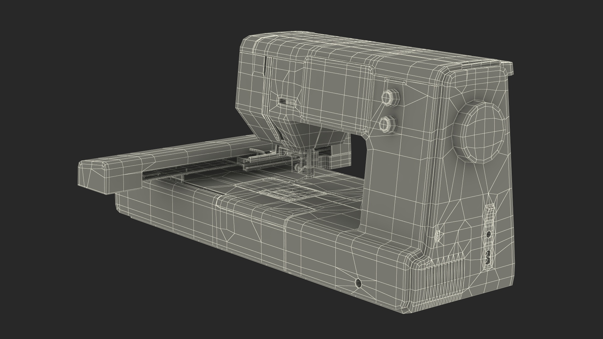 Sewing Machine Black Screen Off 3D - TurboSquid 2191892