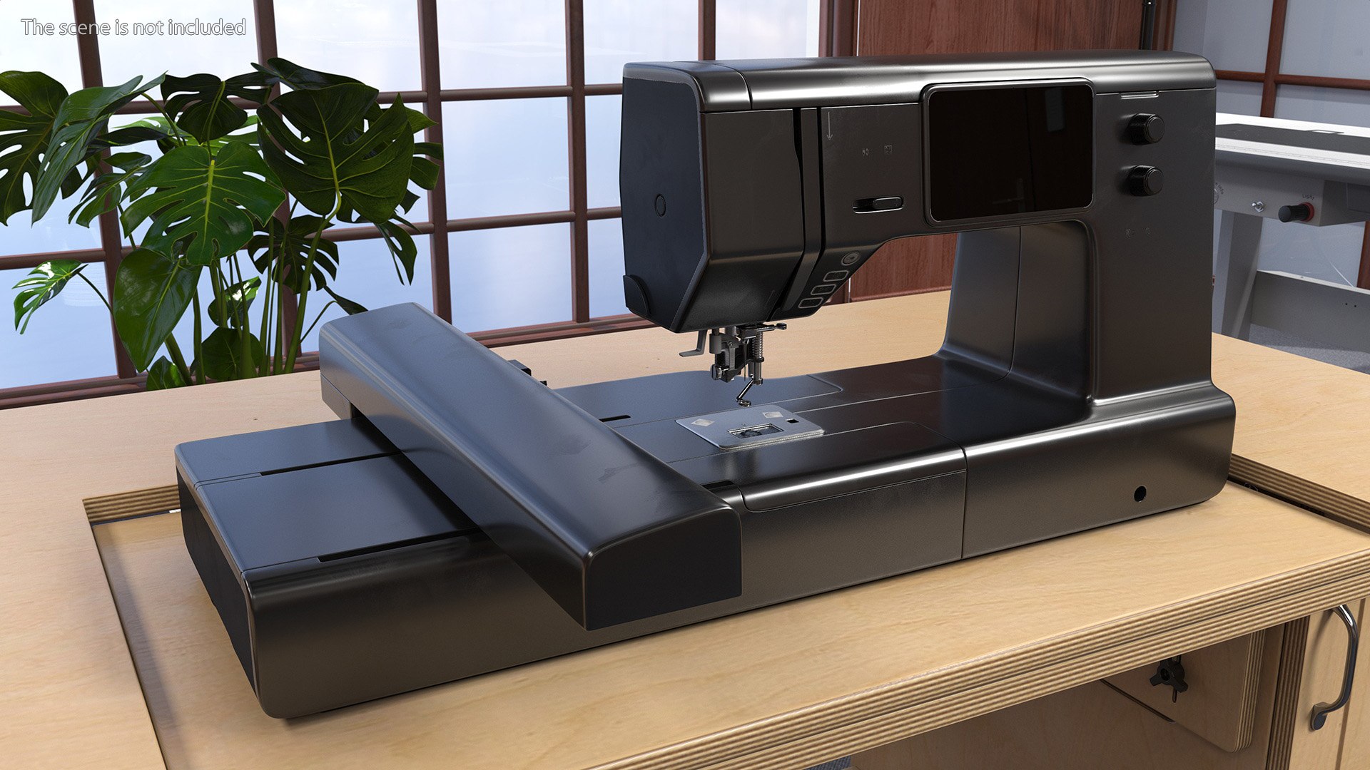 Sewing Machine Black Screen Off 3D - TurboSquid 2191892