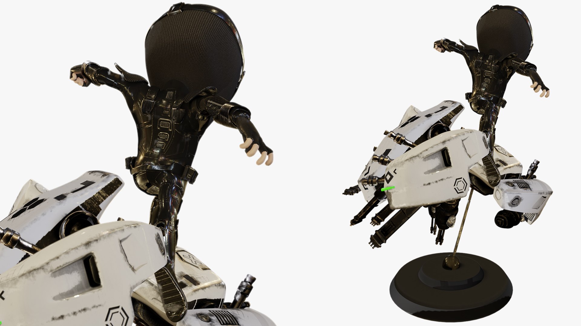 Night Monkey Mysterio Drones 3D Model - TurboSquid 1602637