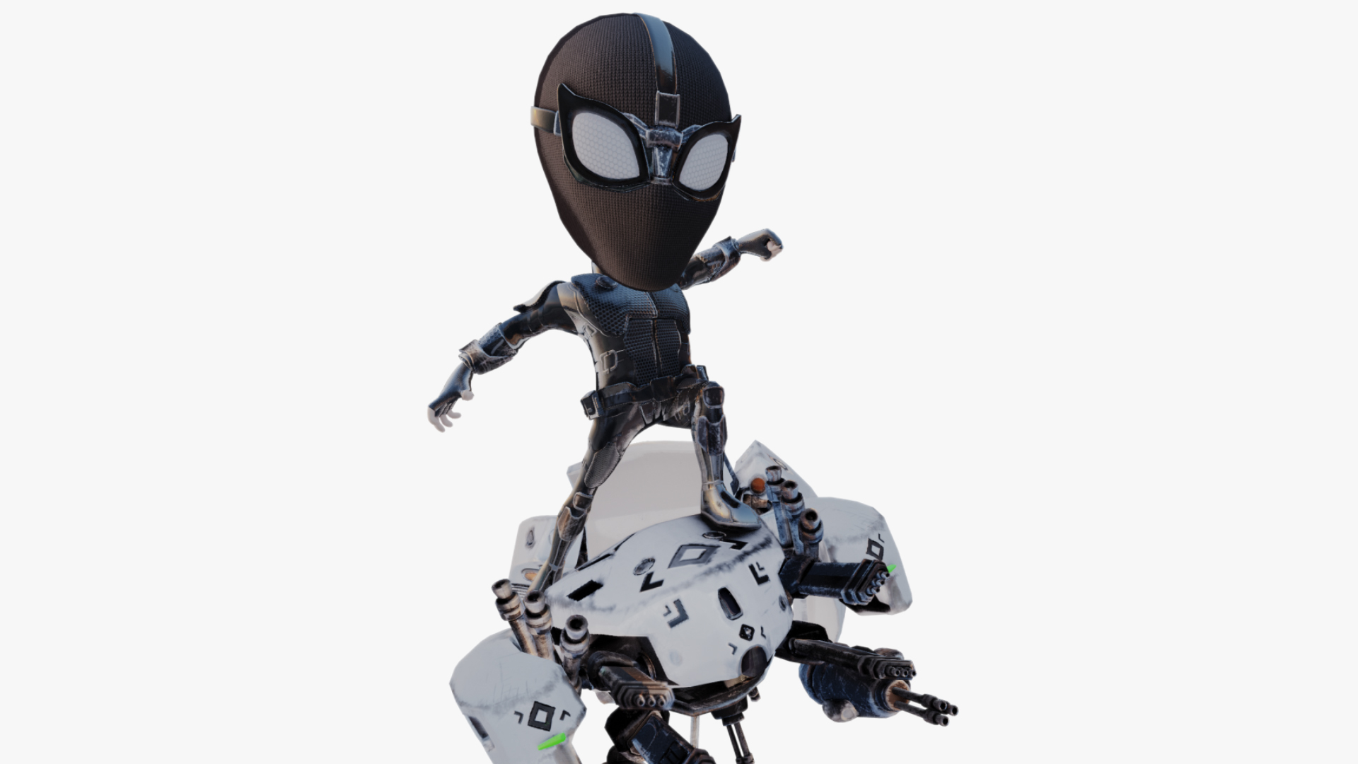 Night Monkey Mysterio Drones 3D Model - TurboSquid 1602637