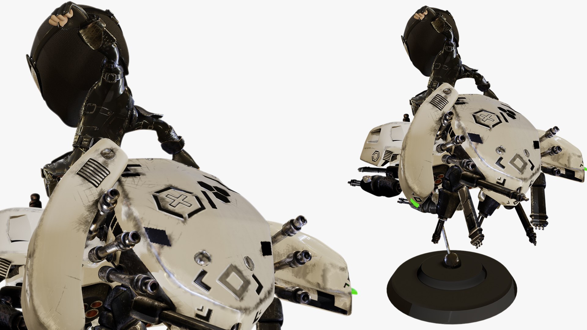 Night Monkey Mysterio Drones 3D Model - TurboSquid 1602637