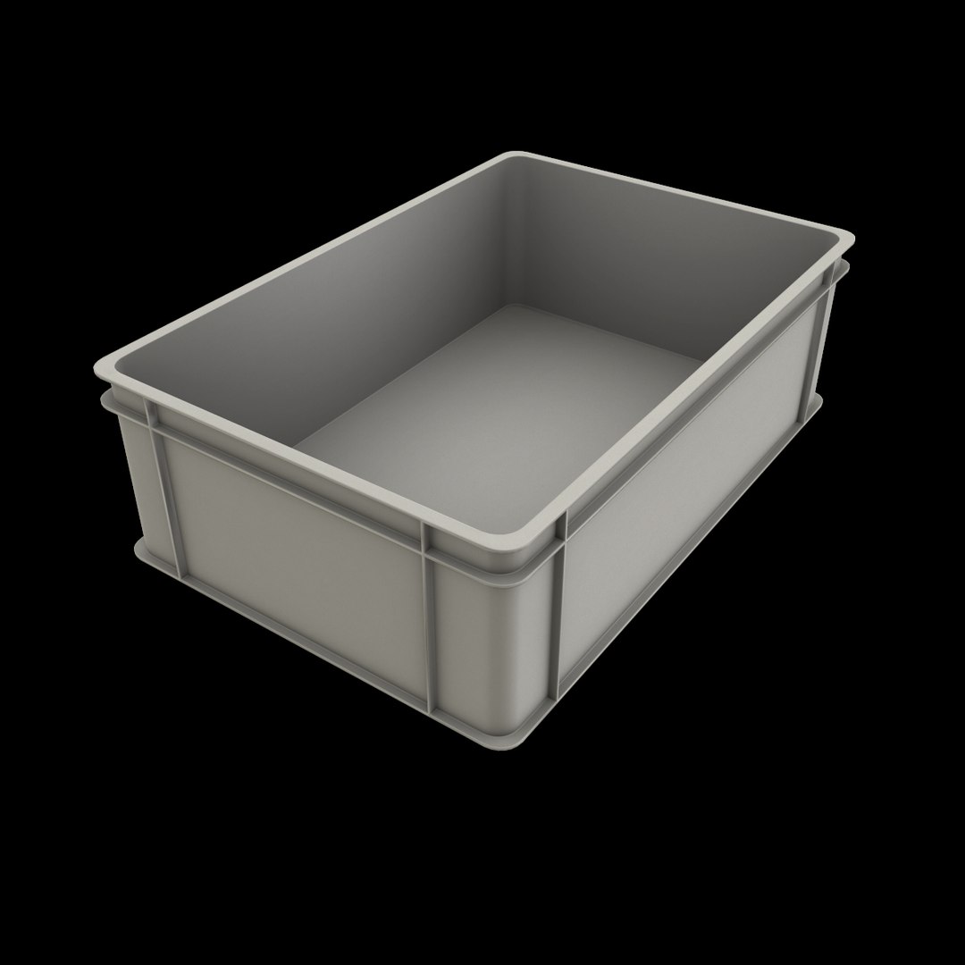 Plastic Stacking Box Fbx