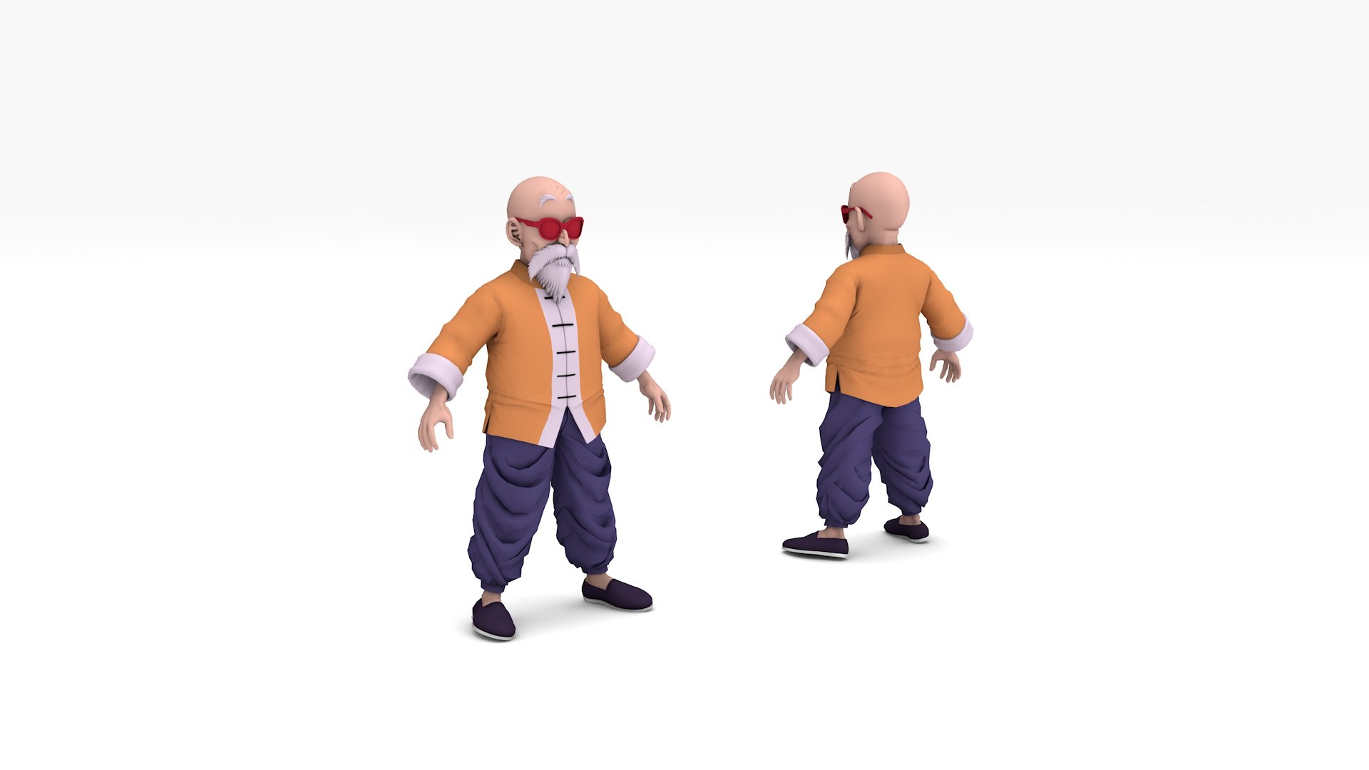 3D DBZ Character V14 Model - TurboSquid 2366895