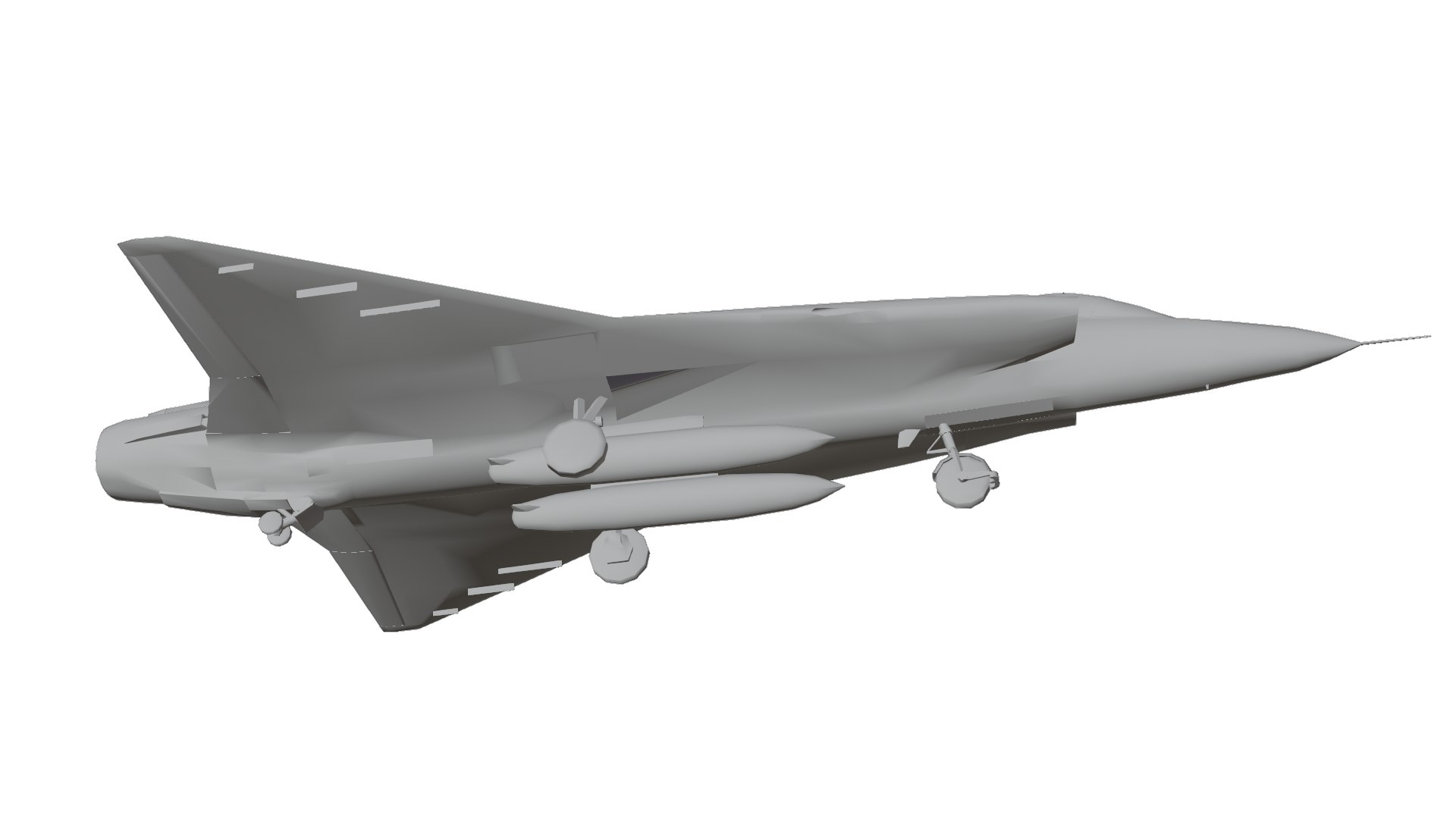 Saab JAS-35 Draken 3D Model - TurboSquid 2327595