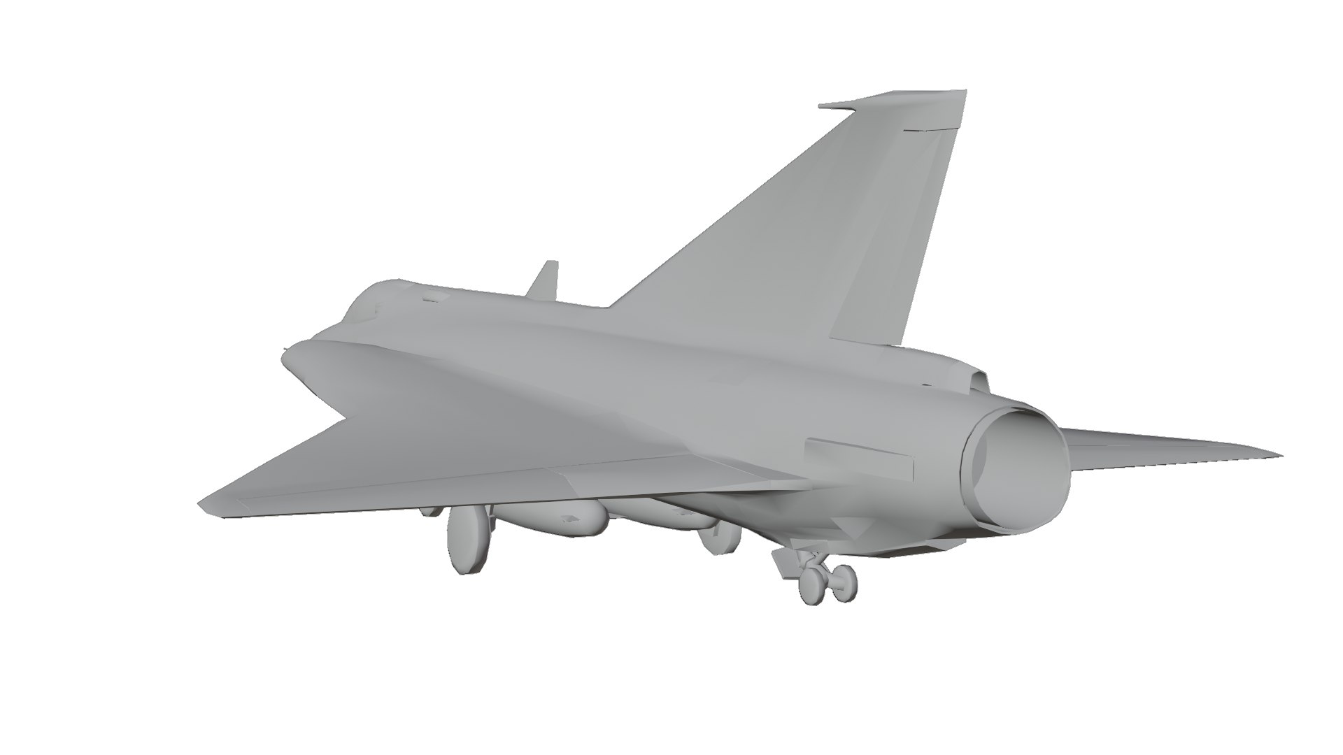 Saab JAS-35 Draken 3D Model - TurboSquid 2327595