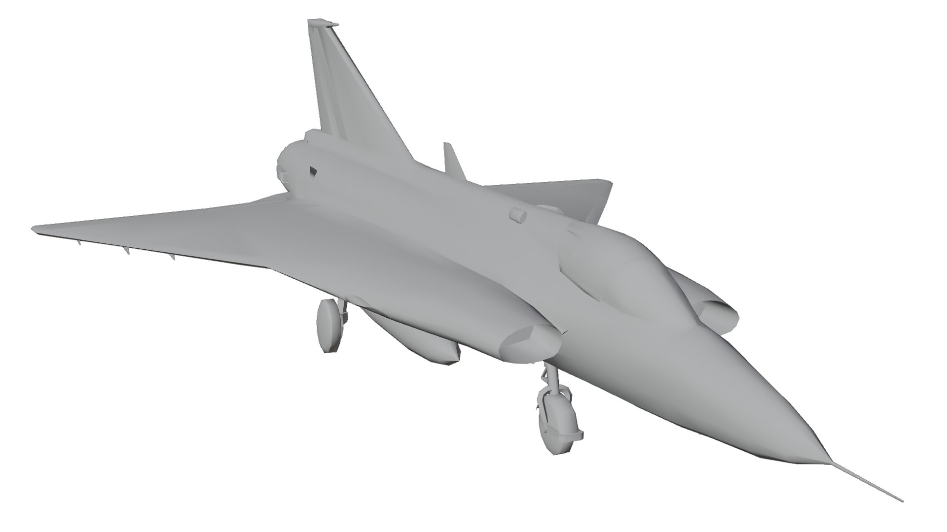Saab JAS-35 Draken 3D Model - TurboSquid 2327595
