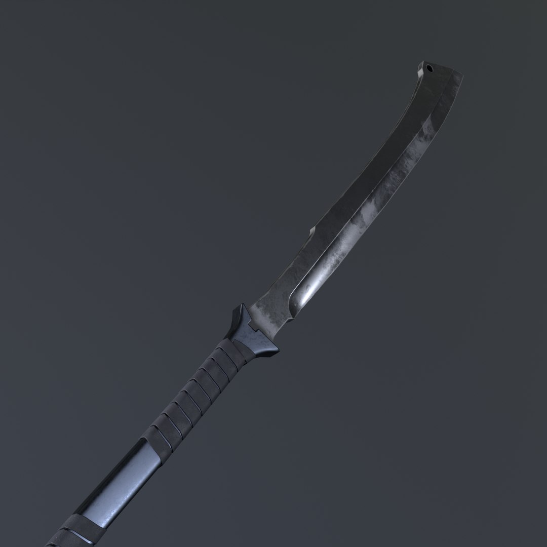 Cleaver Sword Low-Poly Gameready PBR 3D Model - TurboSquid 1925276