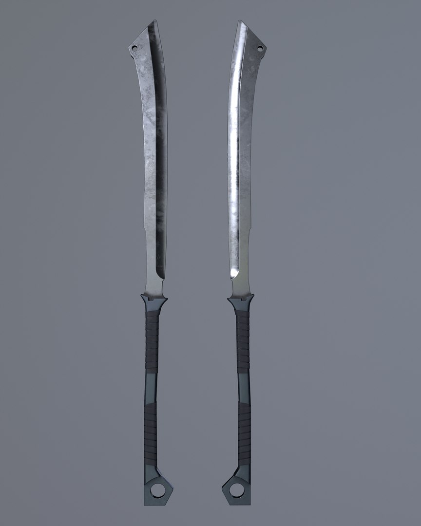 Cleaver Sword Low-Poly Gameready PBR 3D Model - TurboSquid 1925276