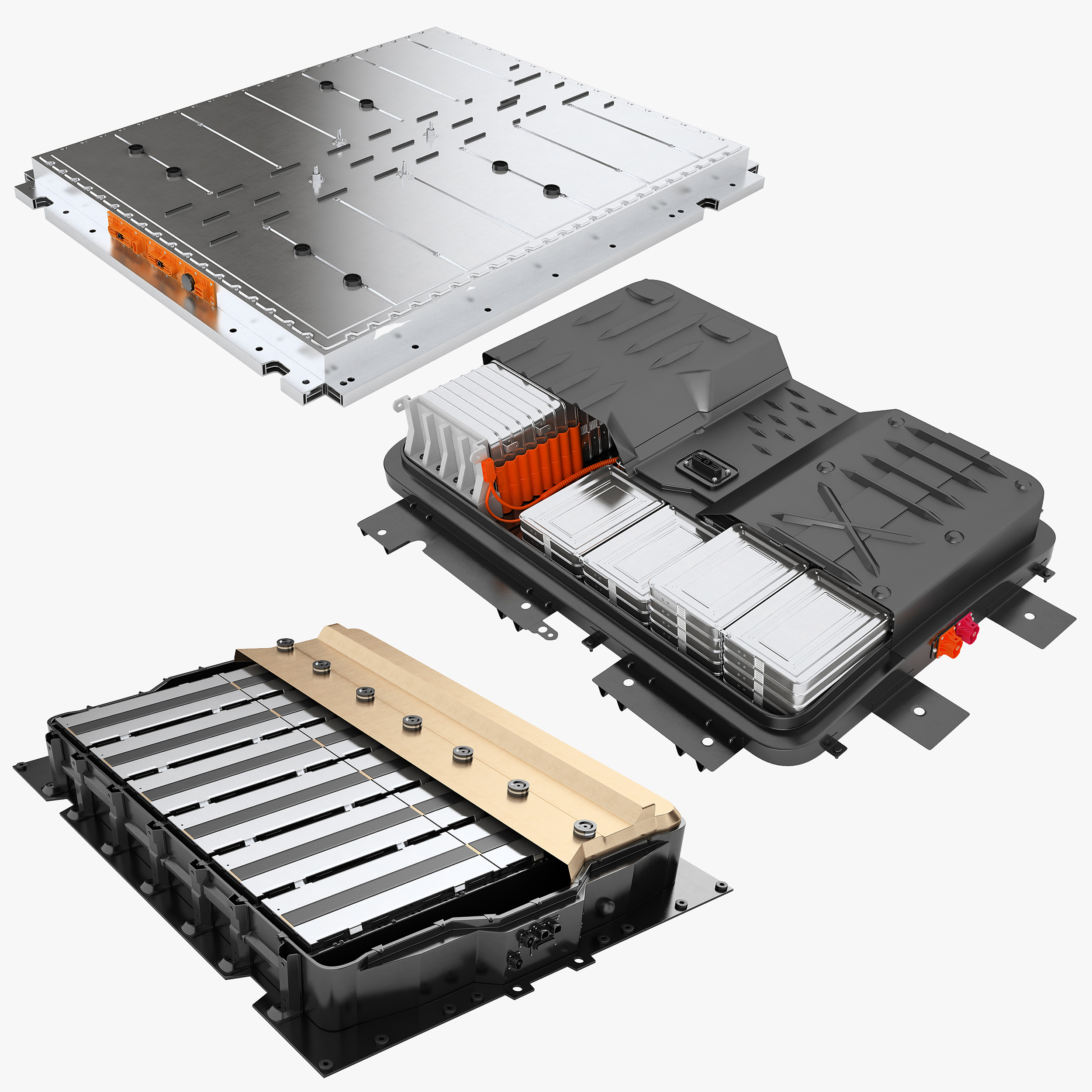3D model Electric Cars Battery Collection 01 - TurboSquid 1781817