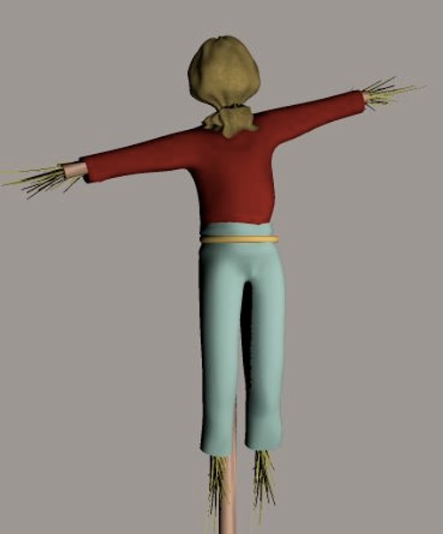 scarecrow 3d model