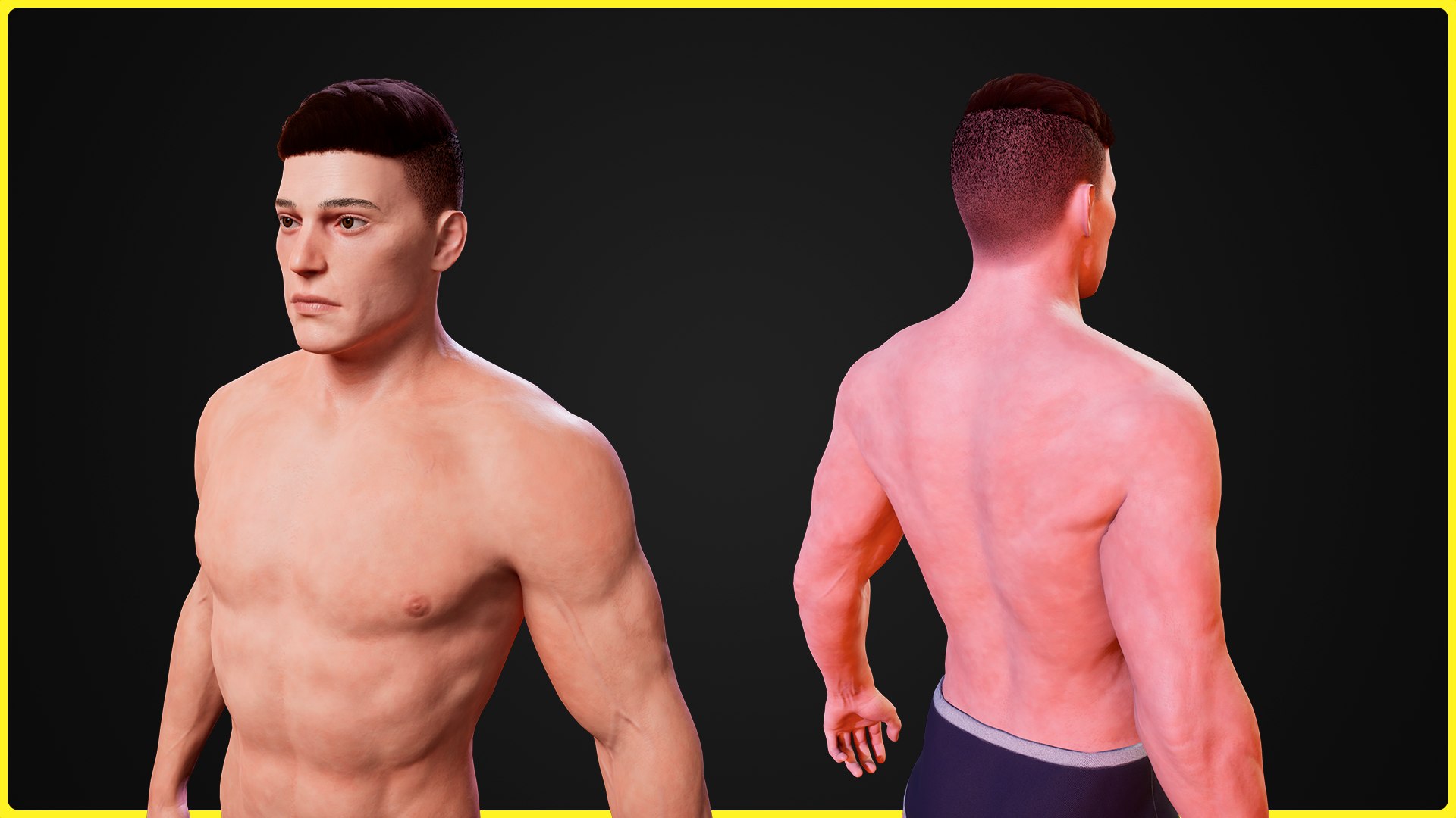 Realistic Human Base Models - Male And Female 3D - TurboSquid 2391247