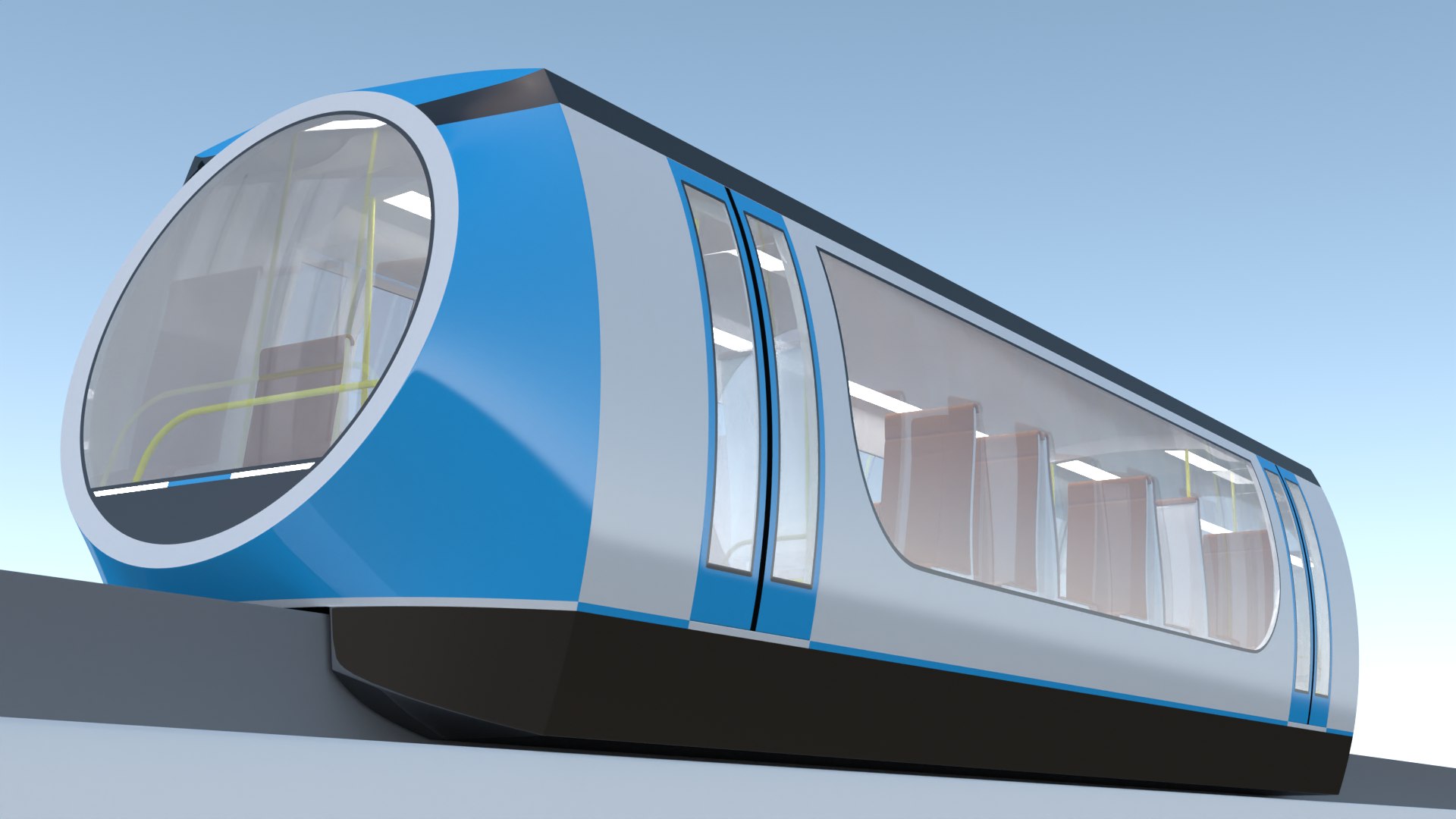 Future Train Concept 3D - TurboSquid 1911337