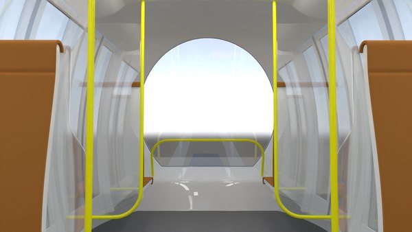 Future train concept 3D - TurboSquid 1911337