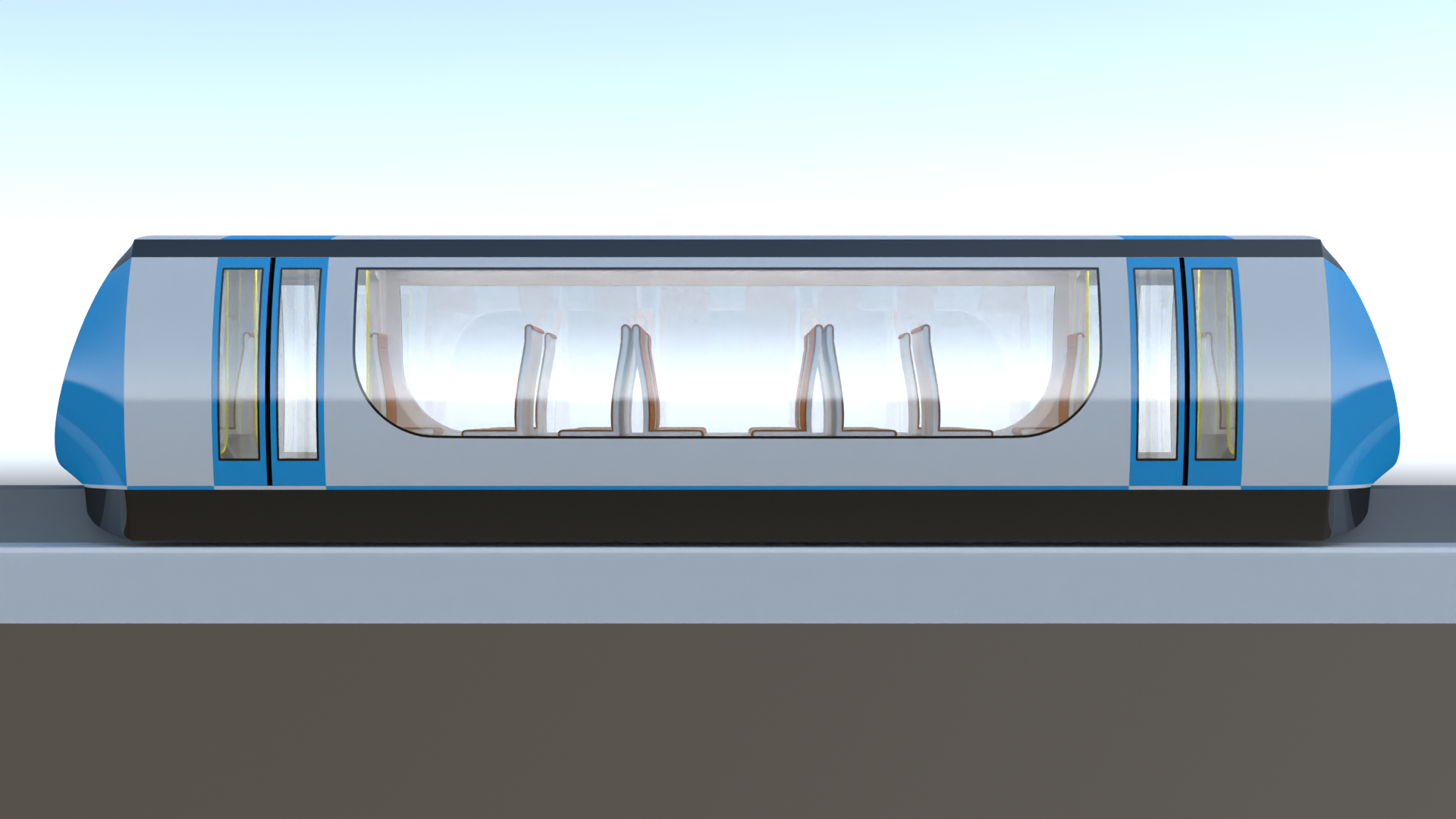 Future Train Concept 3D - TurboSquid 1911337
