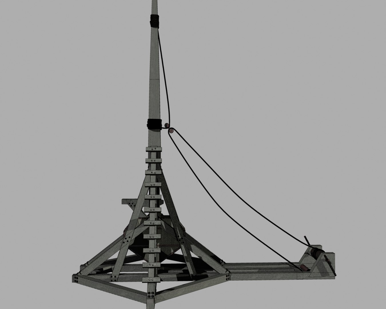Medieval Artillery Trebuchet Lwo