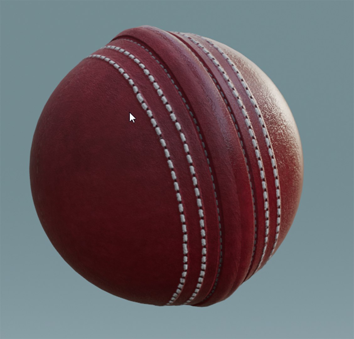 3D Cricket Ball - TurboSquid 2236331