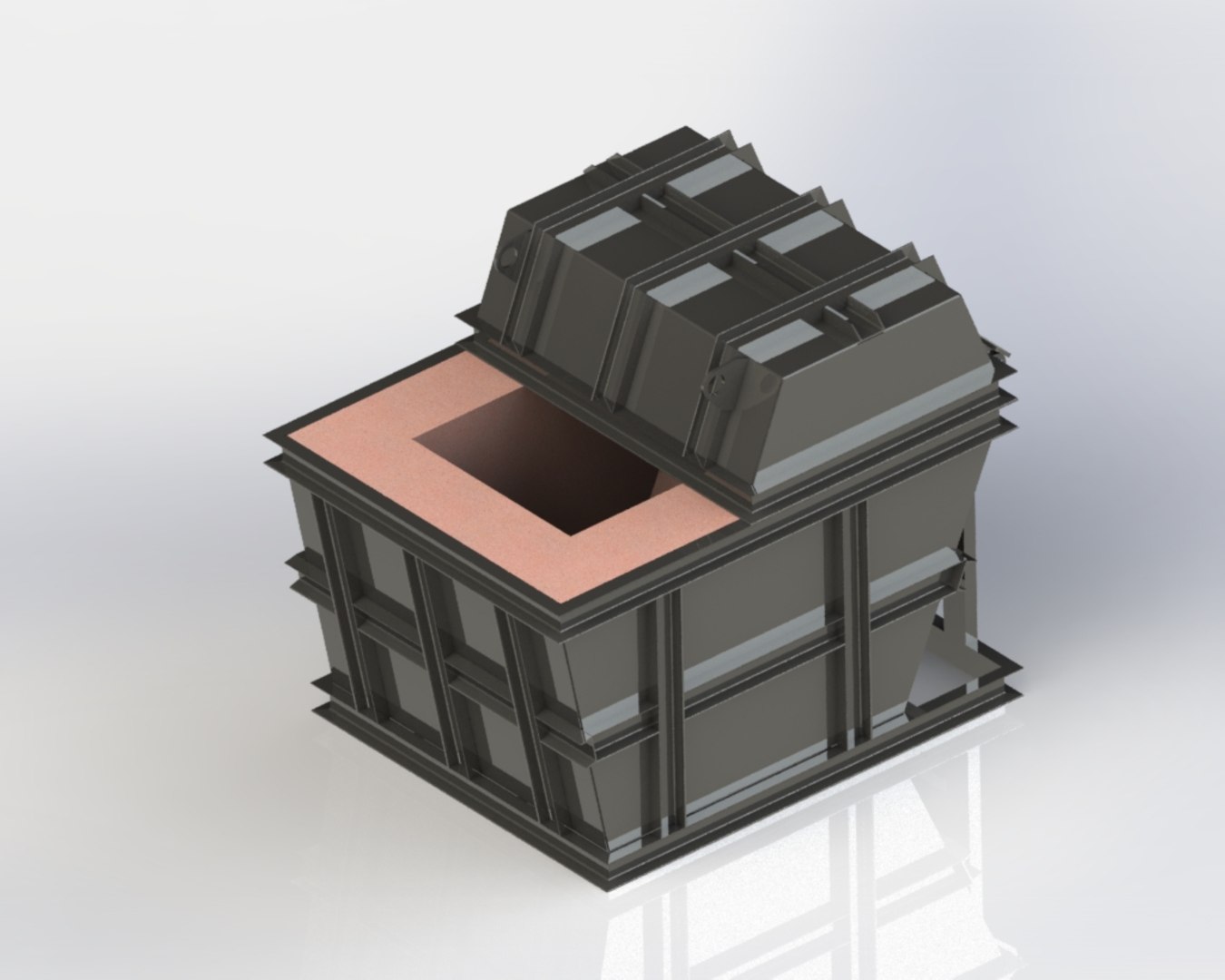 GALVANIZED MELTING FURNACE 3D - TurboSquid 2062412