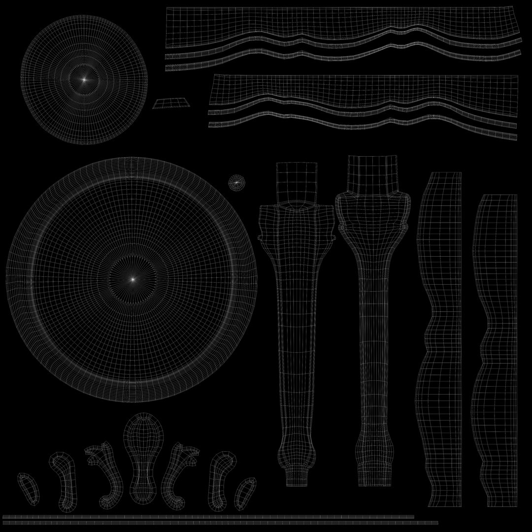 3D Model Royal Coffee Table - TurboSquid 2365426