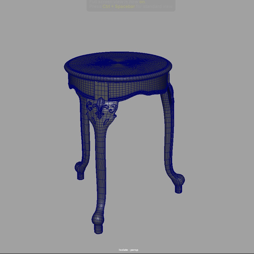 3D Model Royal Coffee Table - TurboSquid 2365426