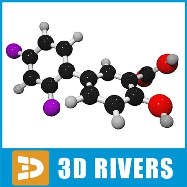 3DRiversによるDiflunisal3Dモデル - TurboSquid 465767