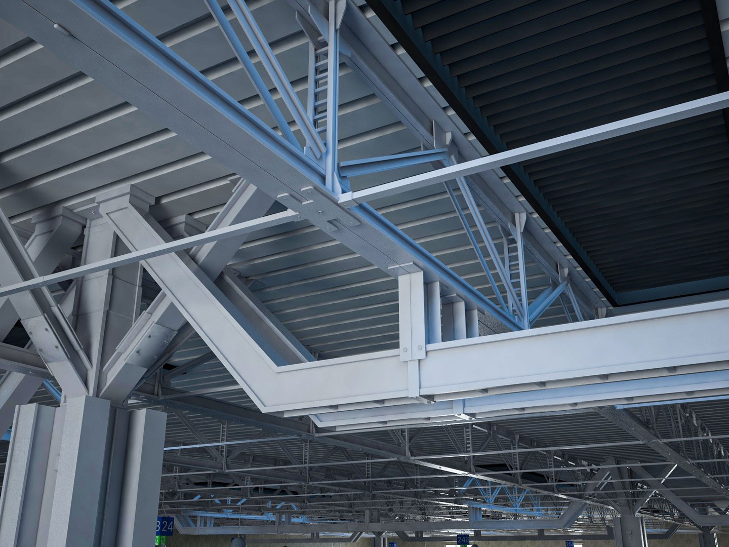 Exhibition Hall 5 Model - TurboSquid 2065147