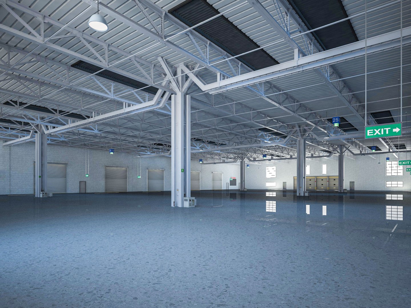 Exhibition Hall 5 model - TurboSquid 2065147