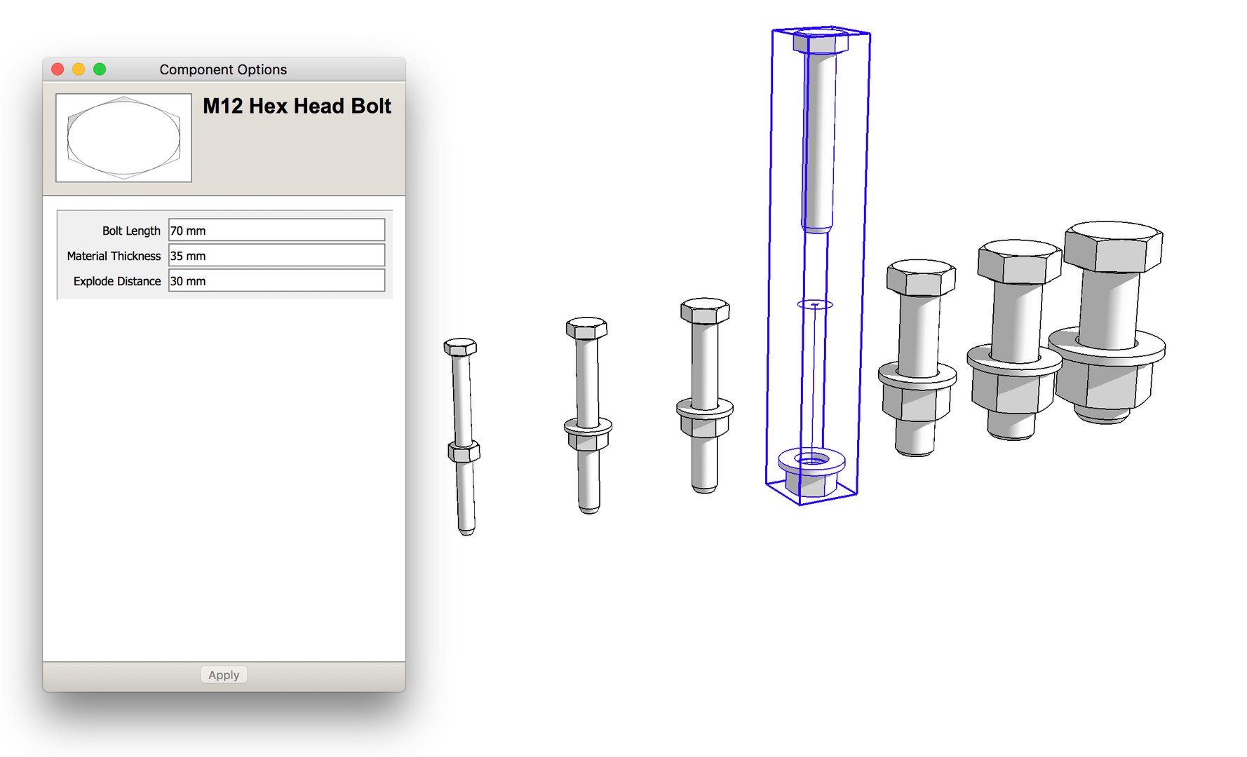 3D Dynamic Bolt Metric Model - TurboSquid 1205770