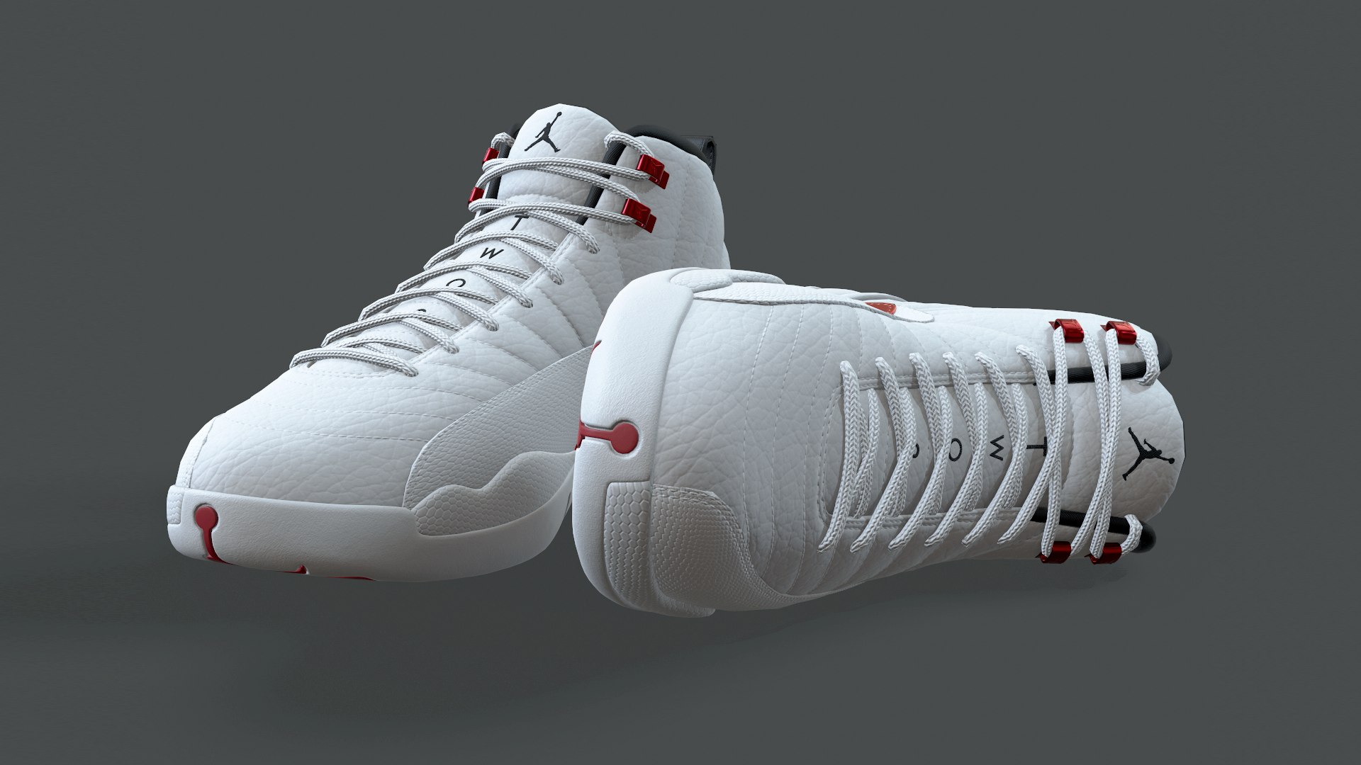 Air Jordan 12-retro Sneaker-PBR Model-2 3D Model - TurboSquid 2060220